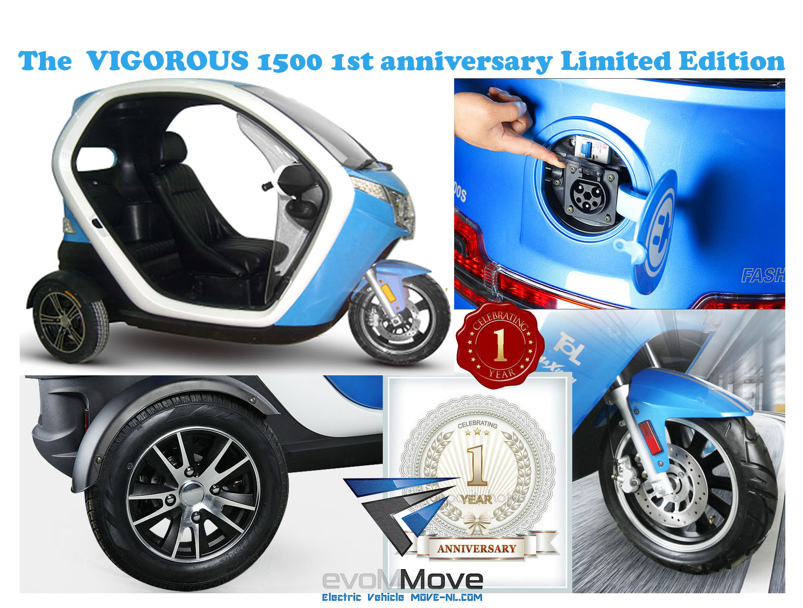 VIGOROUS 1500 1st anniversary Limited Edition - Move elektrisch vervoer